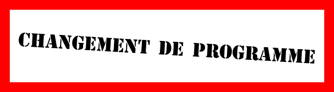 Objectif 75: Changement de programme